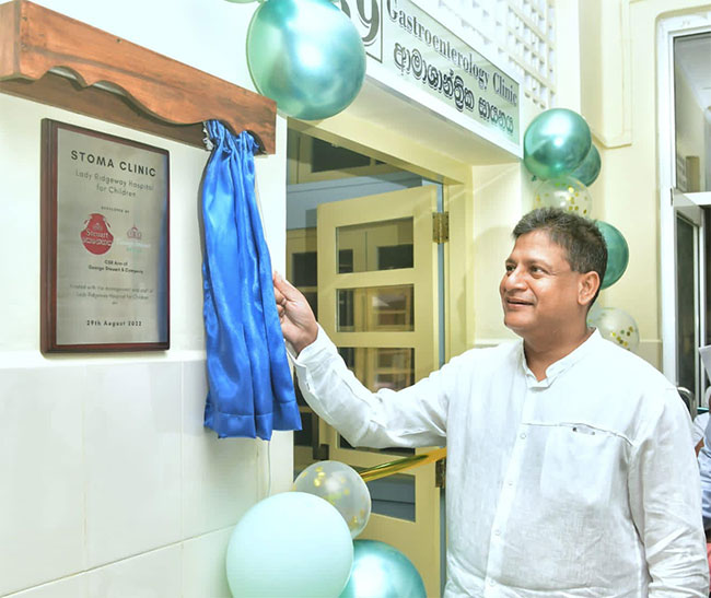 George Steuart launches “Steuart Senehasa” to develop Stoma Clinic at ...