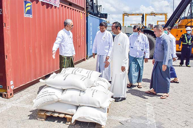 Myanmar ships 1,000 tons of rice to Lanka - Colombo Times