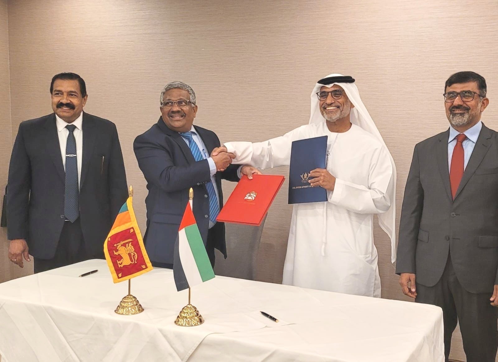 UAE and Sri Lanka sign MoU to enhance cooperation in civil aviation ...
