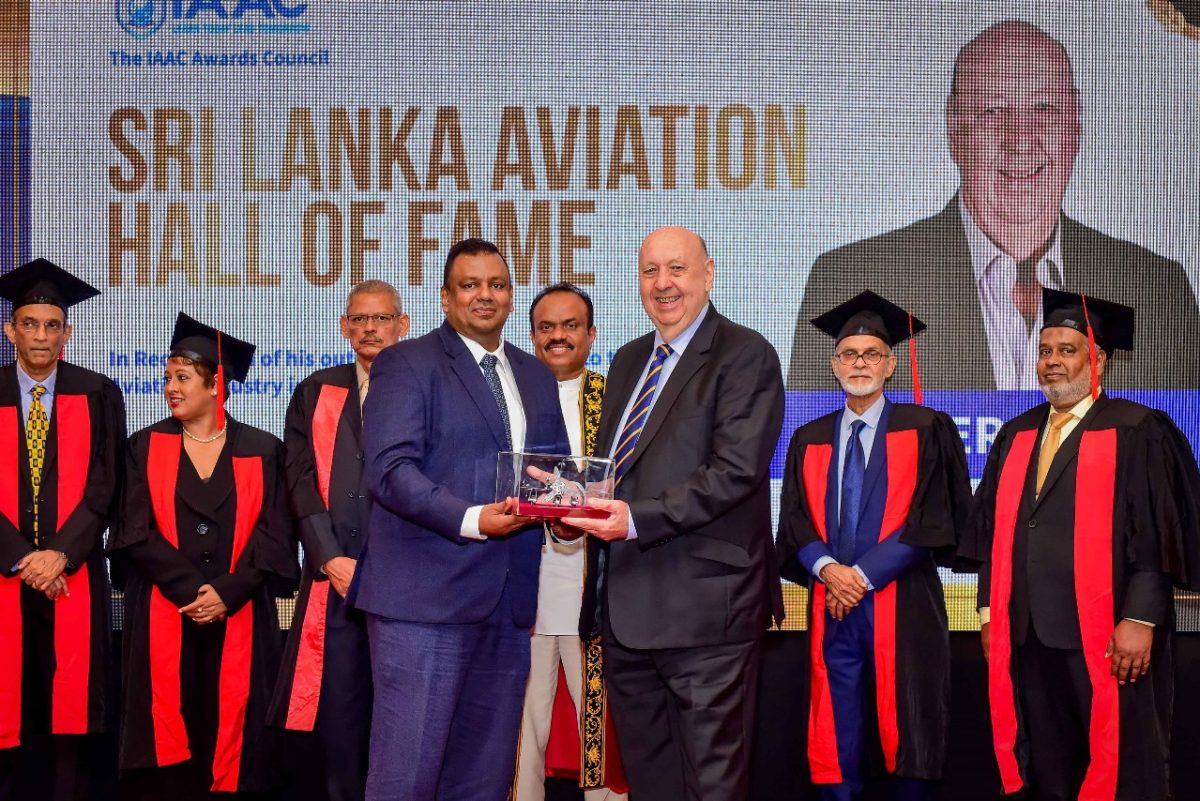 Peter Hill inducted into the Sri Lanka Aviation Hall of Fame - Colombo ...