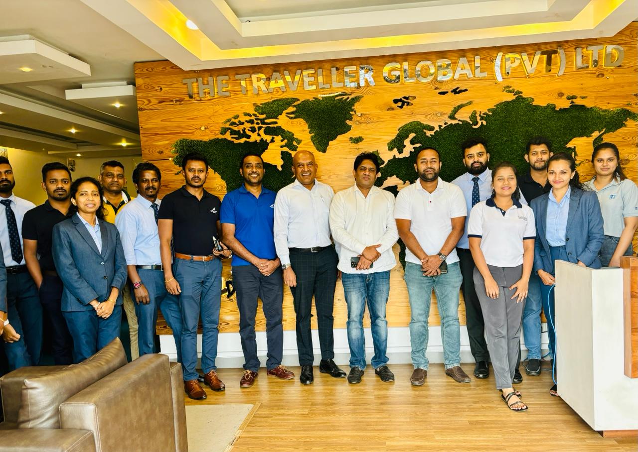 Indunil Wijekoon – Regional Manager Sri Lanka & Indian Ocean,visits Traveller Global office in ...